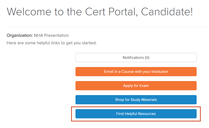 How to Create an NHA Candidate Account